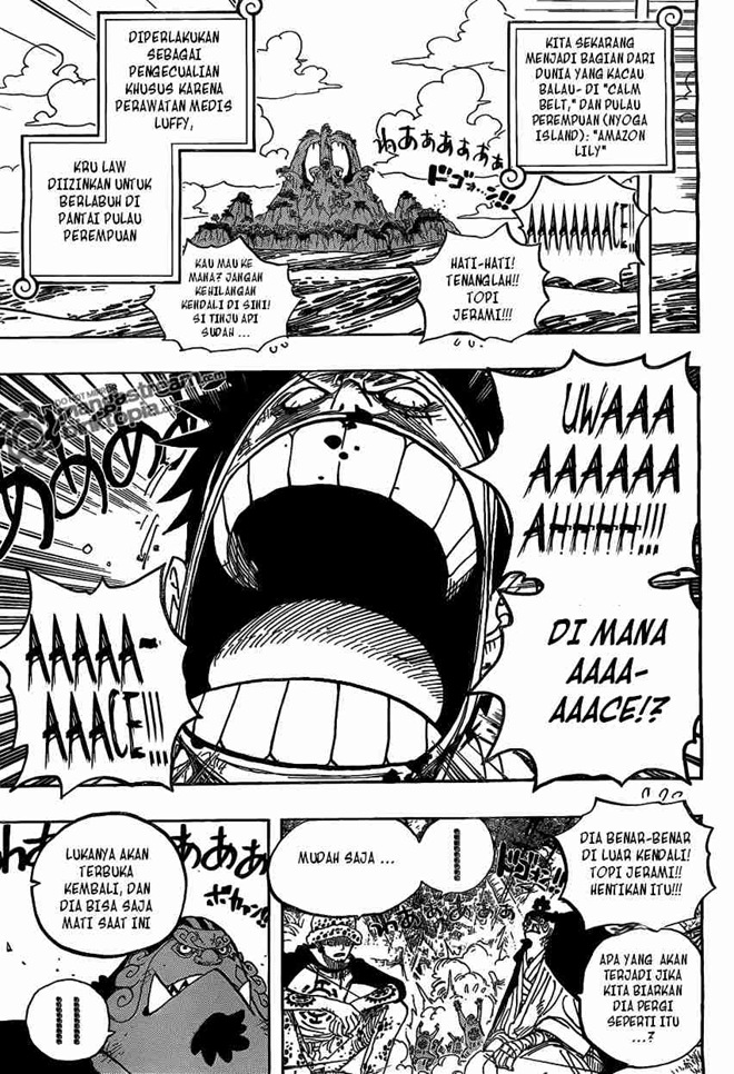 One Piece Chapter 582 : Luffy dan Ace - Baca Komik Manga Naruto,One ...